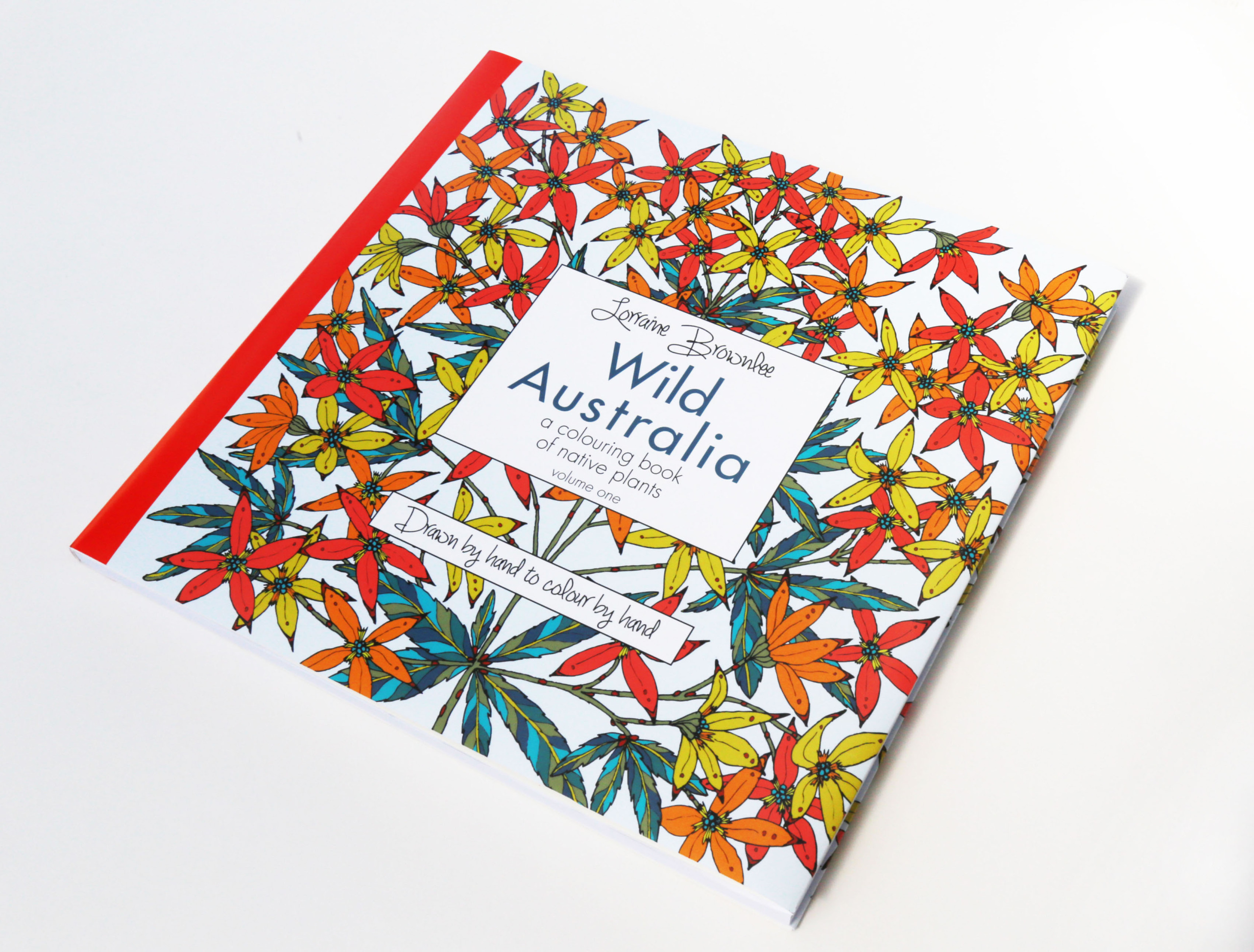 Wild Australia Native Plant adult colouring book